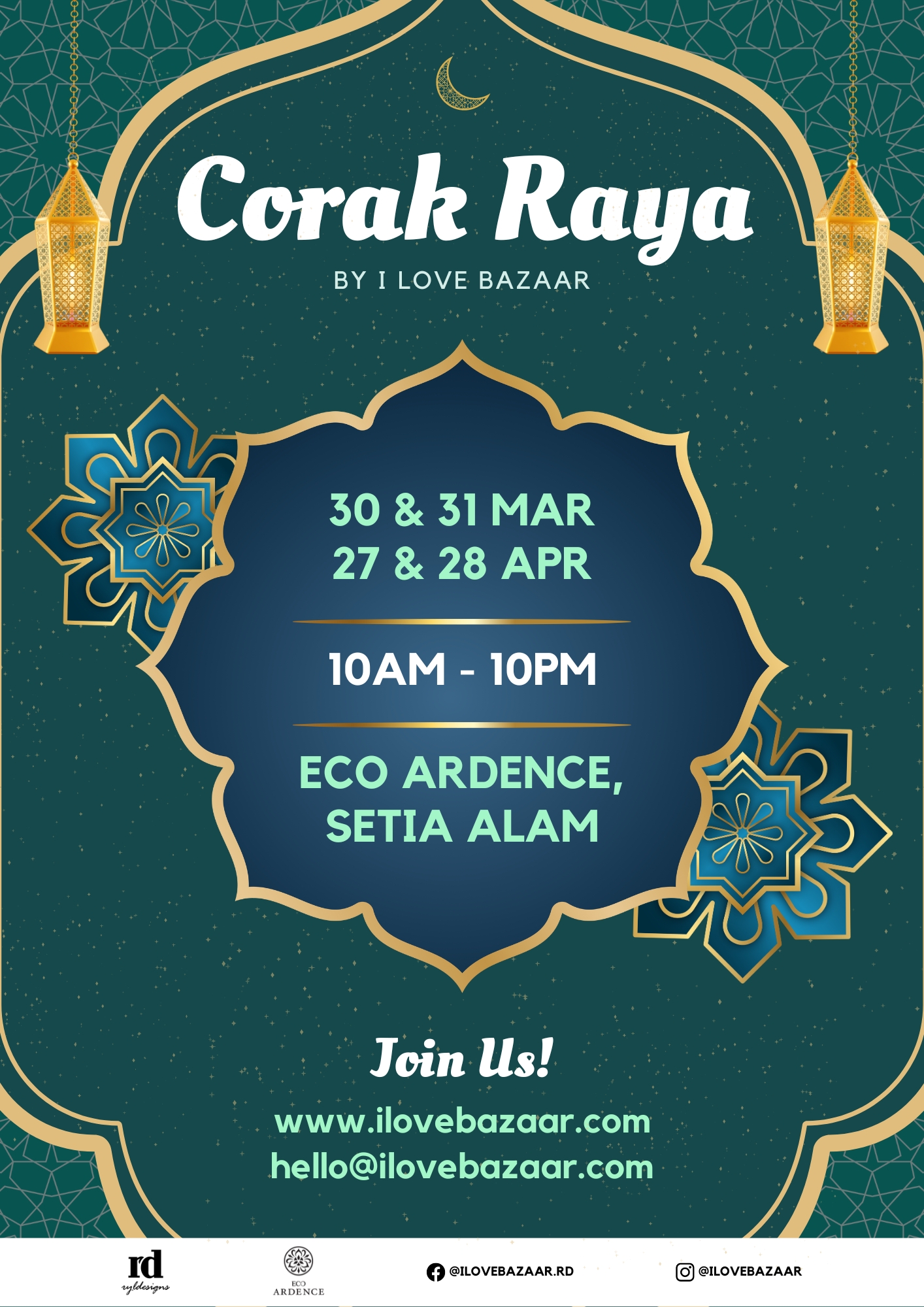 Corak Raya x Eco Ardence – I Love Bazaar